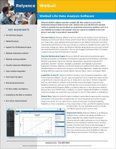 Weibull Life Data Analysis Software – Conveniently Hosted on the Internet